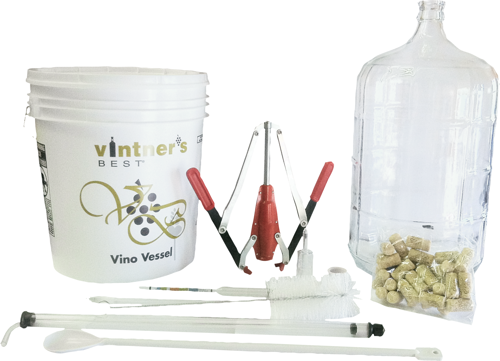 Love2Brew Wine Maker's Essentials Complete Wine-Making Equipment Kit ...